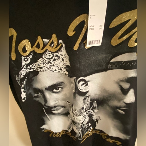 2Pac | Shirts | Toss It Up Tupac Short Sleeve New With Tags | Poshmark